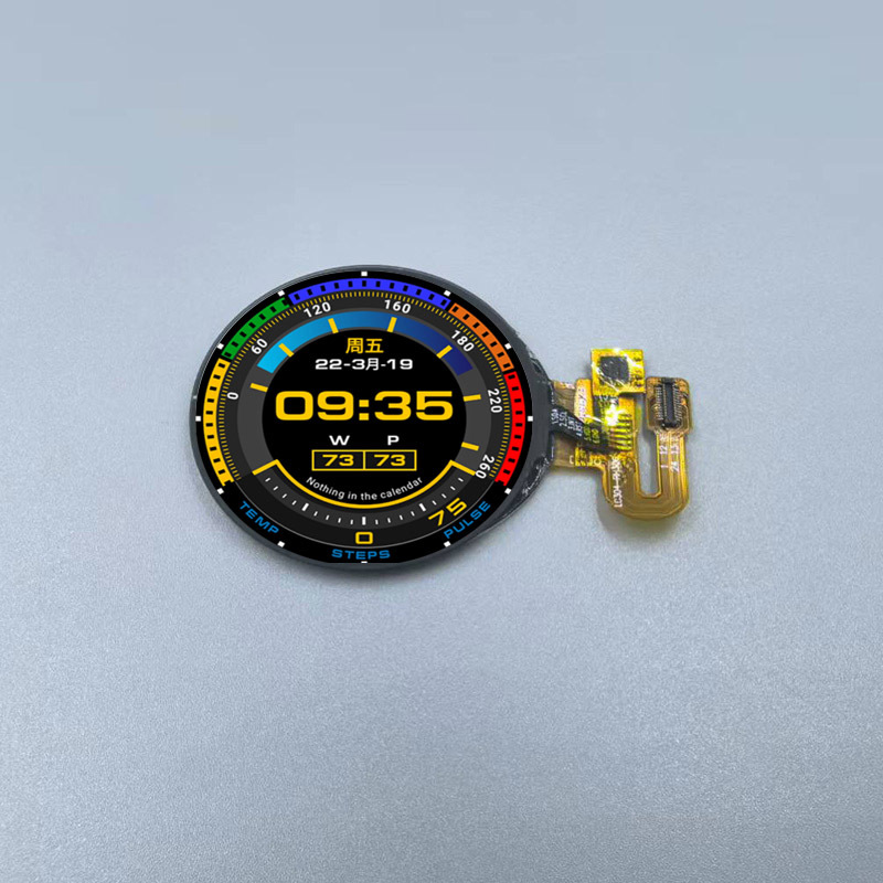 1.32 Inch Circular TFT Display 450 Brightness 360*360 Pixels Round TFT ...